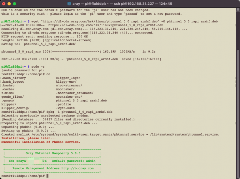 「教程」外网访问家里的Klipper打印机（无需公网IP）-aRAY「爱生活.爱剁手.爱折腾」